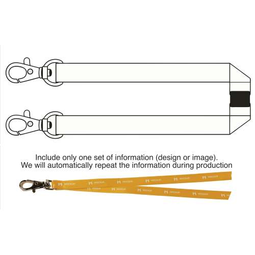 Custom Lanyard with Double Hook & Clip London | Exact Print