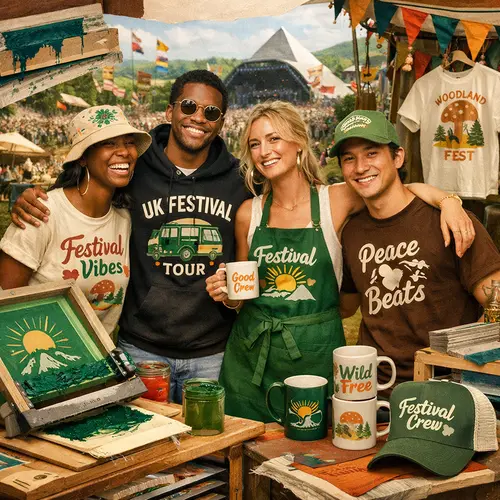 Festival Merch Trends in the UK: From Glastonbury to Locals